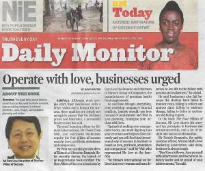 November 7, 2016 Daily Monitor, Uganda - Edmark